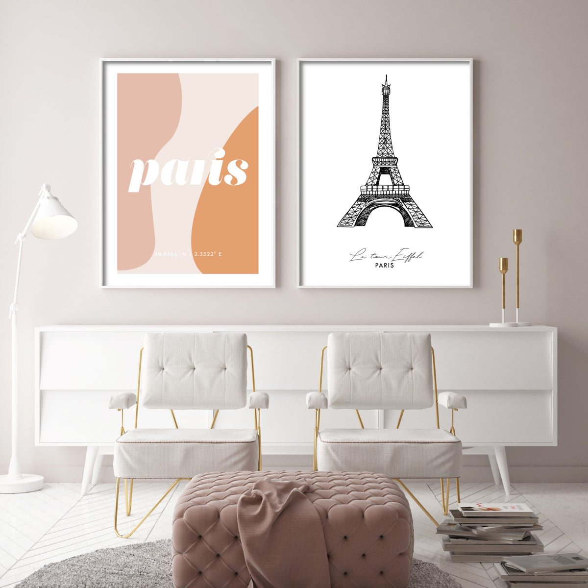 La Tour Eiffel Poster | Illustrated French Travel Wall Art – Slay My Print