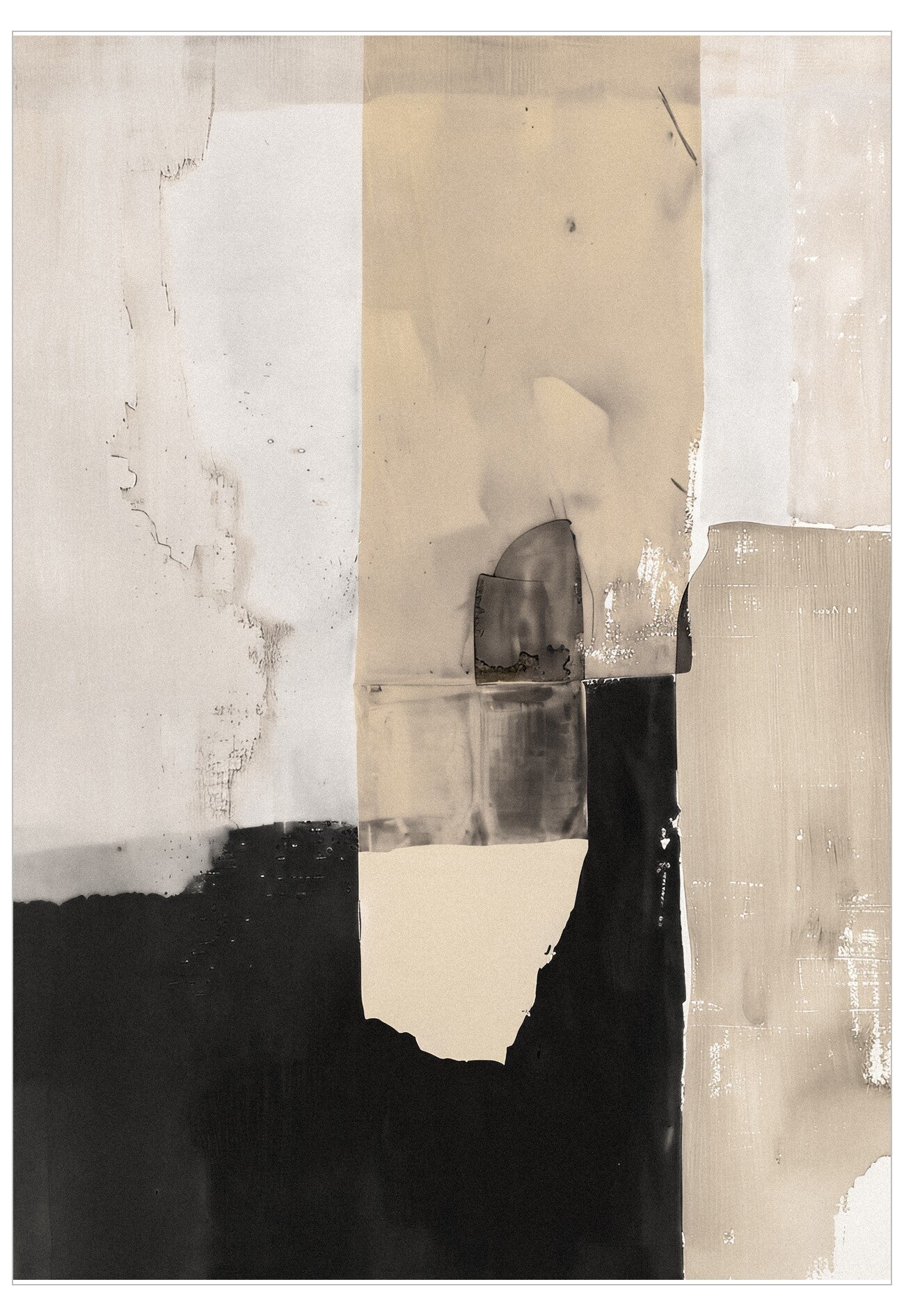 Bordo Poster | Stylish Abstract Neutral Art