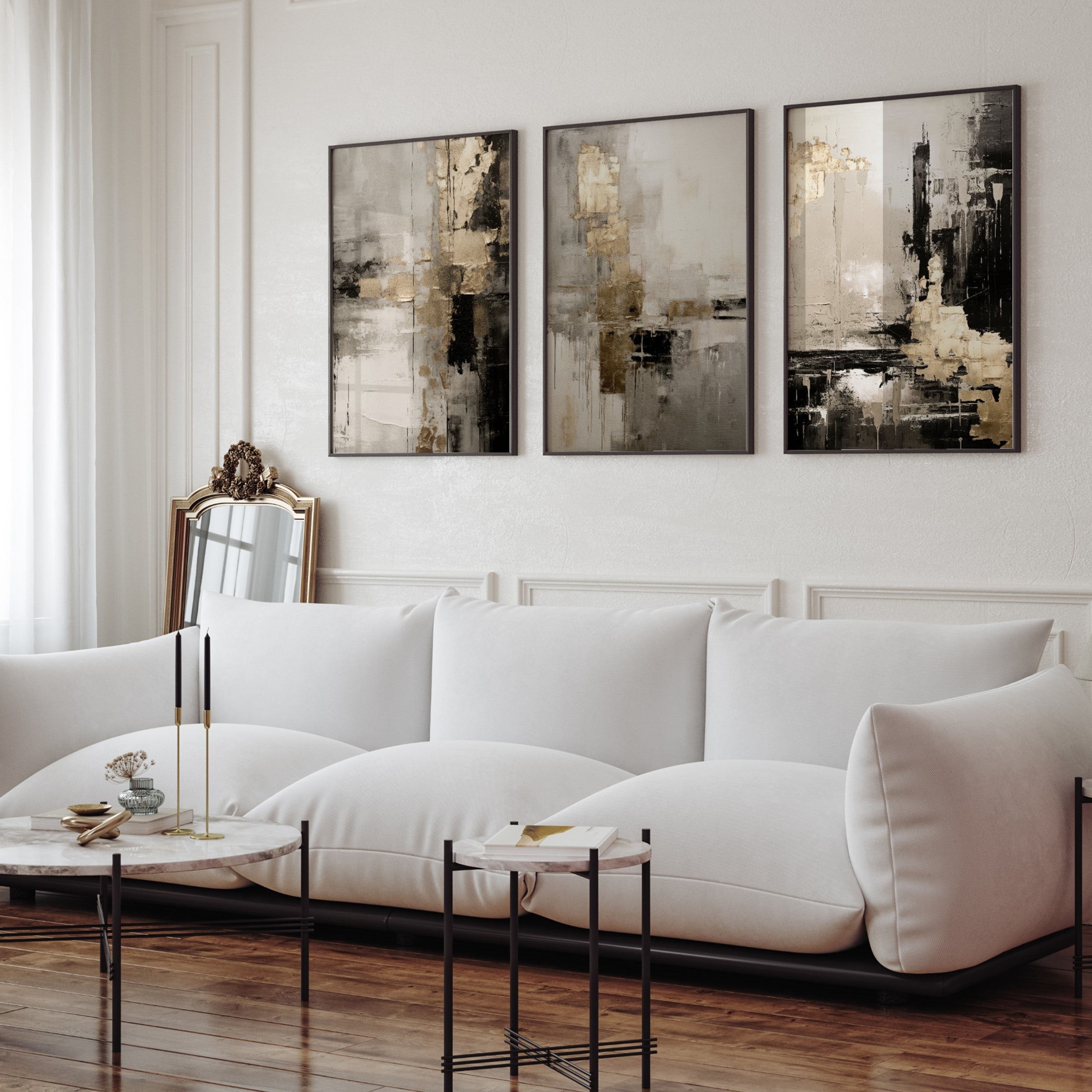 Collection 021 Poster Set | Gold Photography Print Set