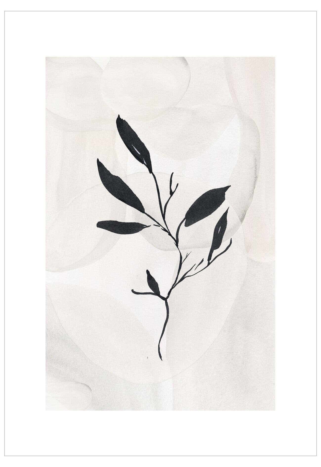 Wabi-Sabi Flower No.1 Poster | Illustrated Botanical Wall Art