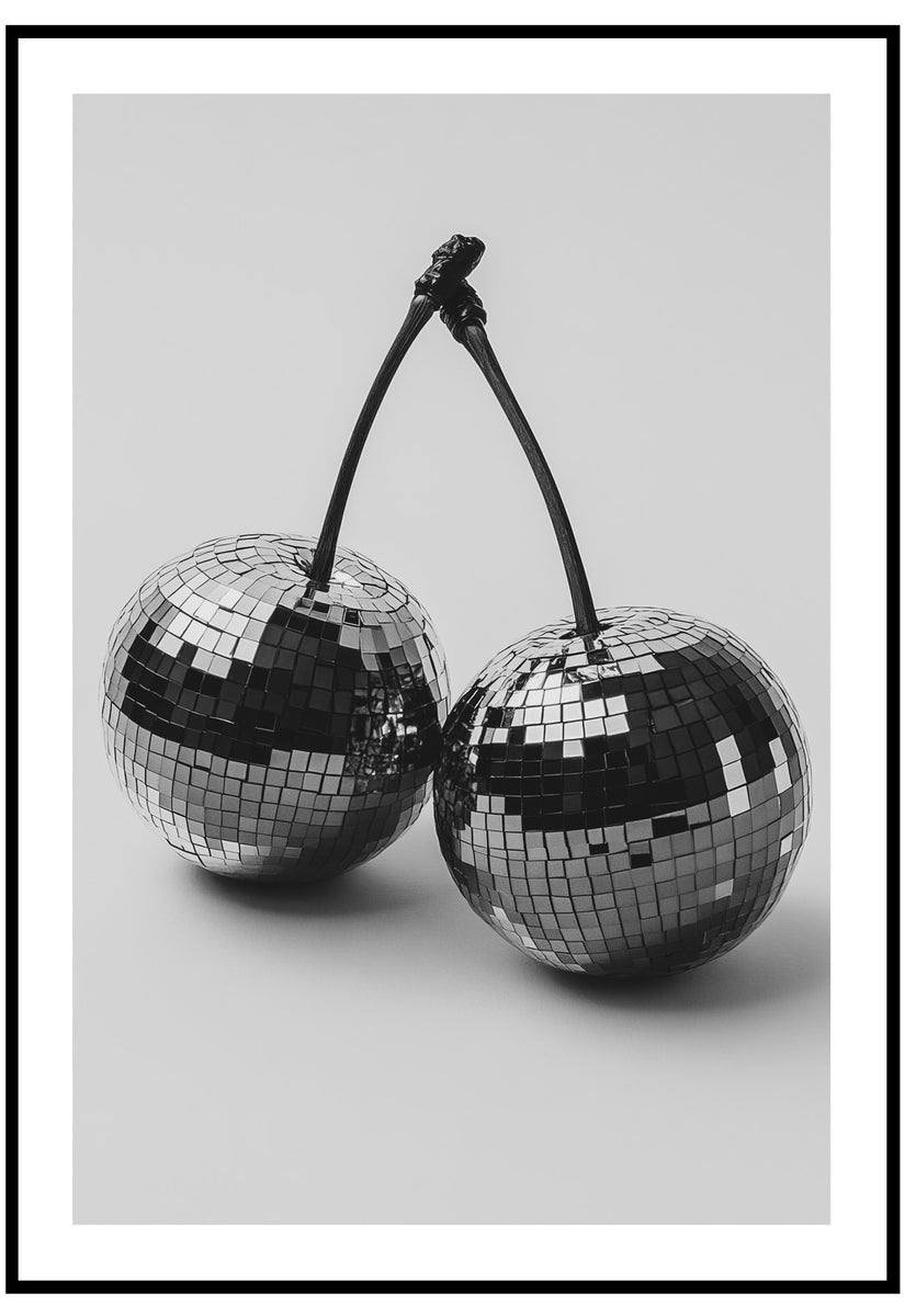 Disco Cherries Poster | Photo Print of Cherries as Disco Balls – Slay ...