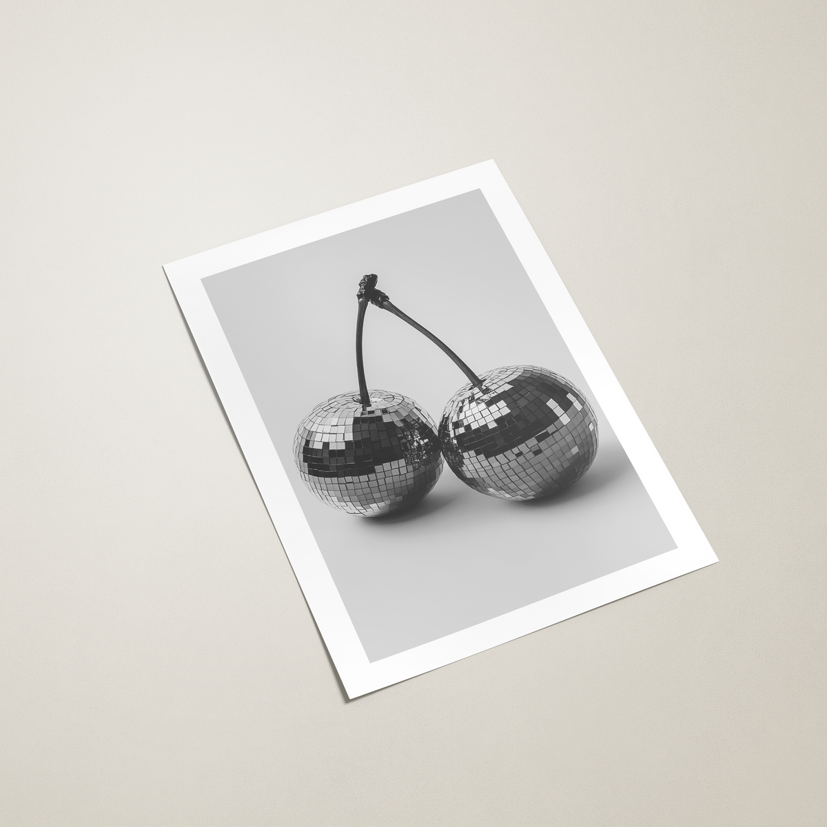 Disco Cherries Poster | Photo Print of Cherries as Disco Balls – Slay ...