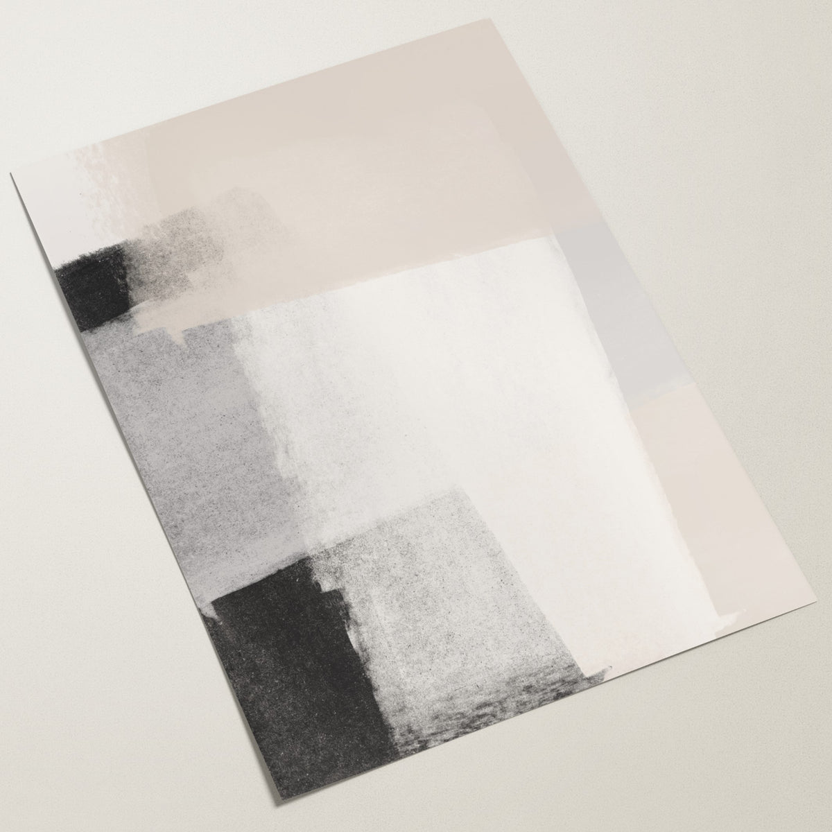 Brush Blocks No.2 Poster | Stylish Abstract Luxury Wall Art – Slay My Print