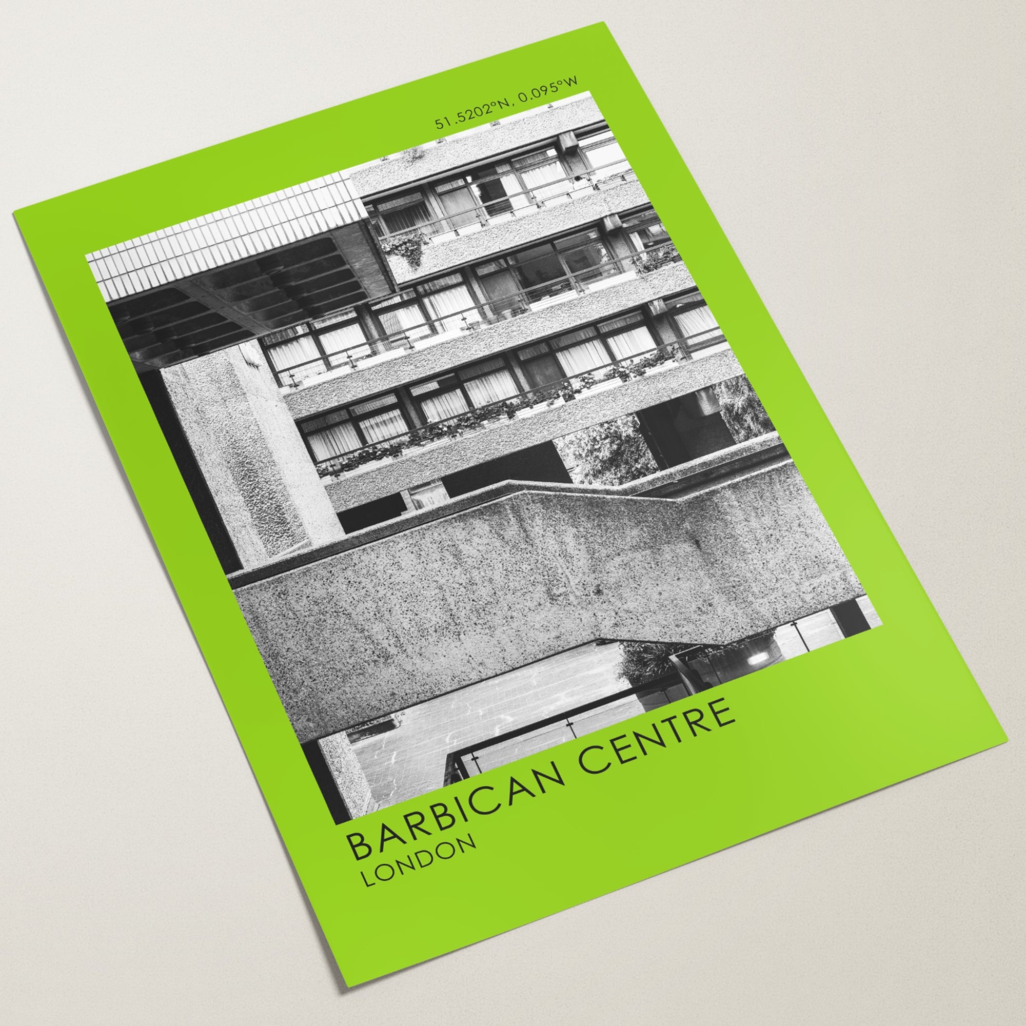 Barbican Brat No.2 Poster | Iconic Brutalist Architecture in London