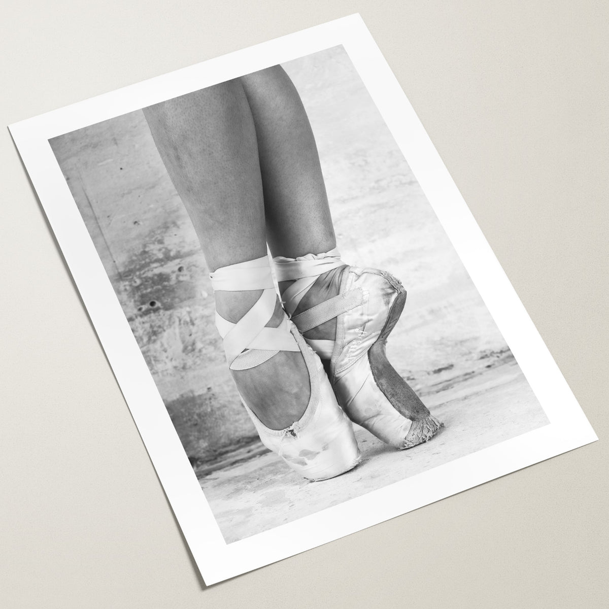 Ballet Shoes Poster | Photo Print of Ballet Dancer in shoes – Slay My Print
