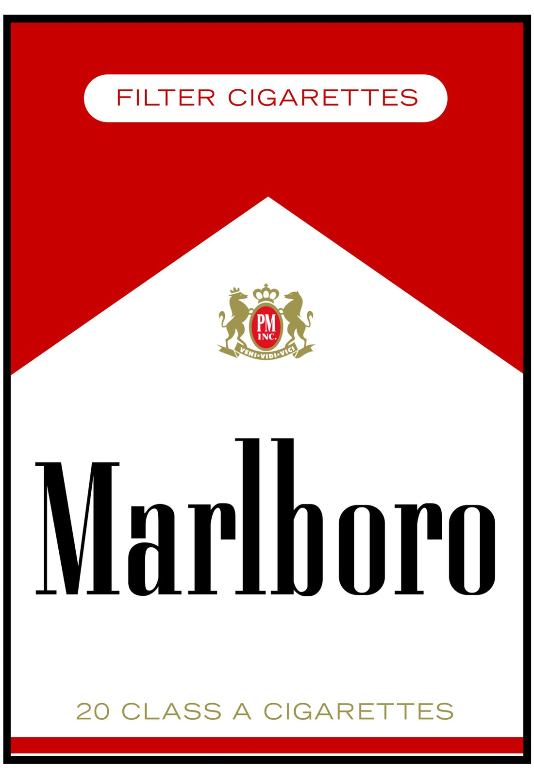 Iconic Cigarettes Poster | Striking Retro Wall Art