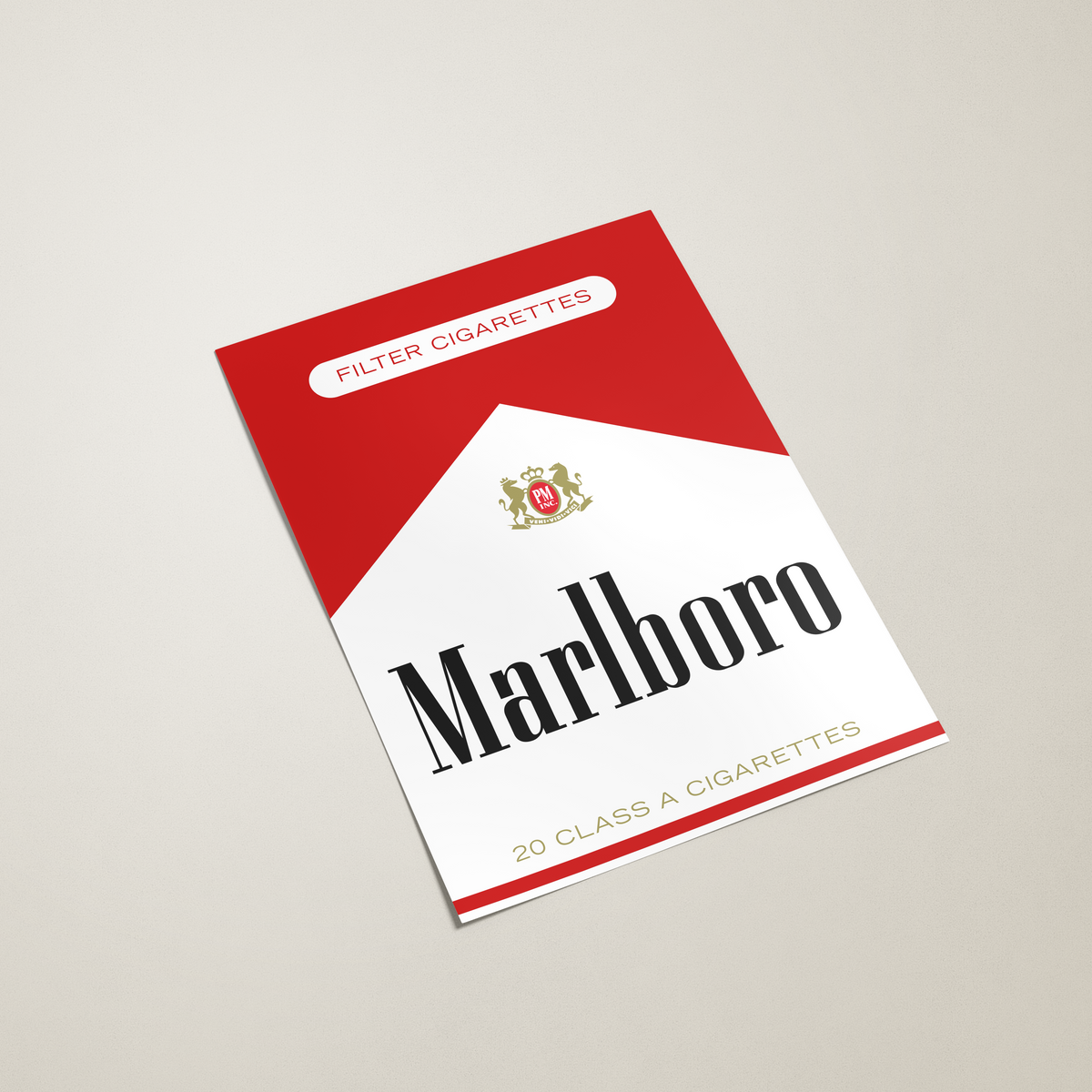 Iconic Cigarettes Poster | Striking Retro Wall Art – Slay My Print