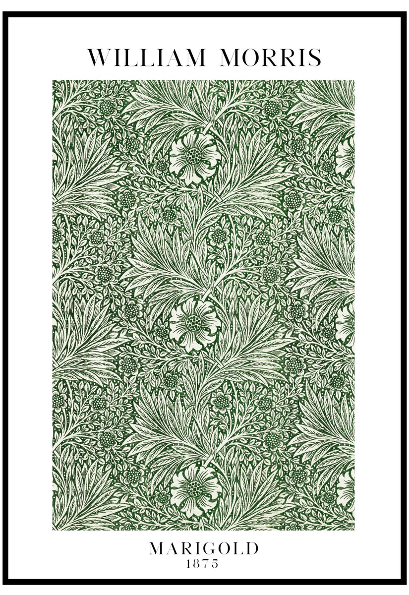 Marigold Poster | Abstract Vintage Wall Print – Slay My Print