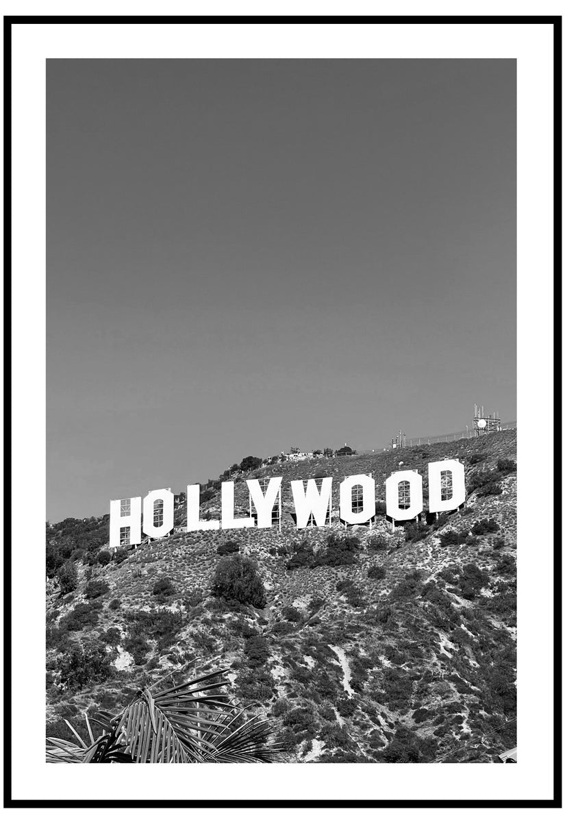 Hollywood Sign Poster | Luxury Wall Art of Iconic Hollywood Sign – Slay ...