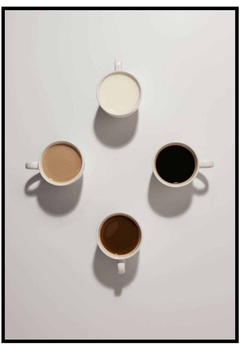 Coffee Formation Poster | Neutral Kitchen Photography Wall Art – Slay ...