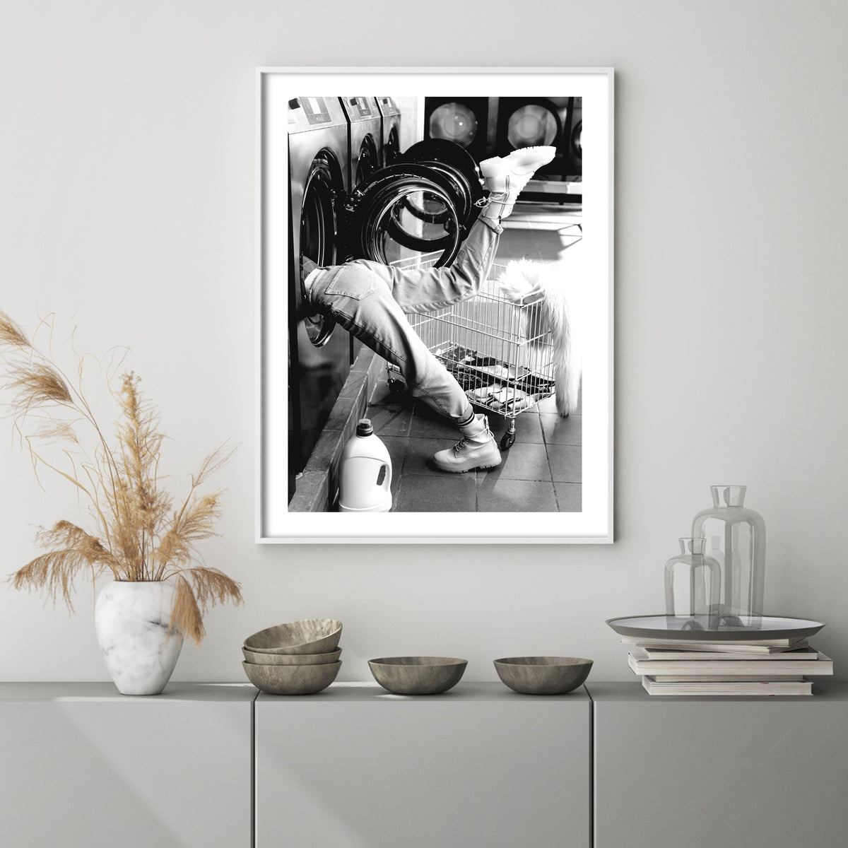 Laundry Day Poster | Women Inside A Washing Machine – Slay My Print