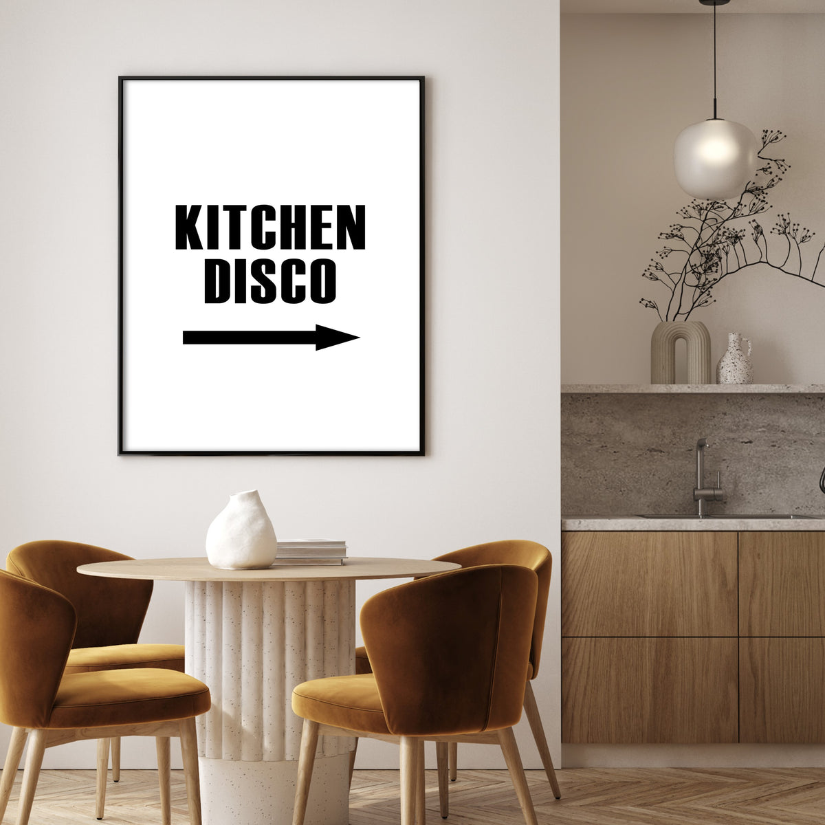 Kitchen Disco Poster - Slay My Print - Kitchen Wall Art