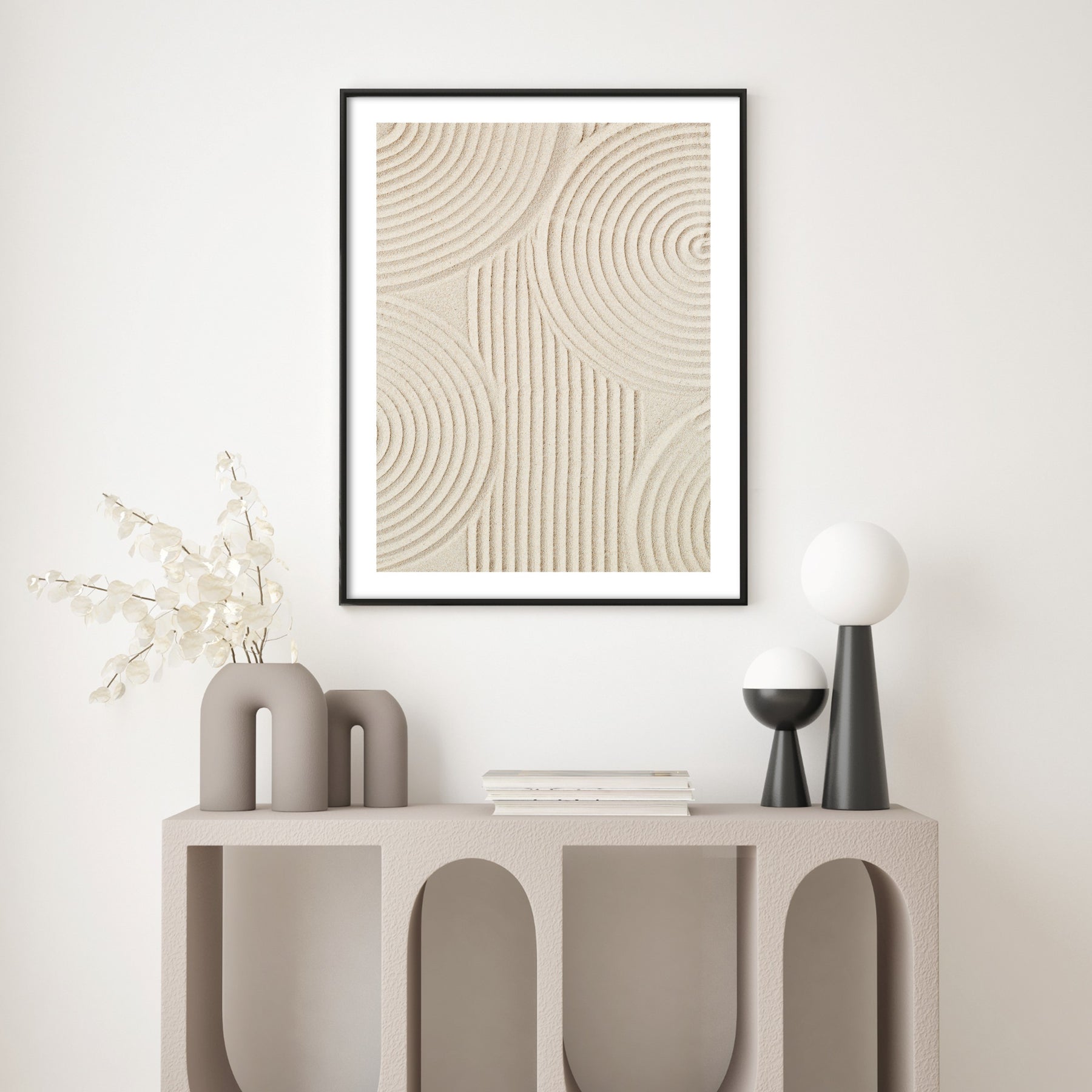 Sand Texture Poster | Stunning Wall Art of Art Deco Sand Pattern – Slay ...
