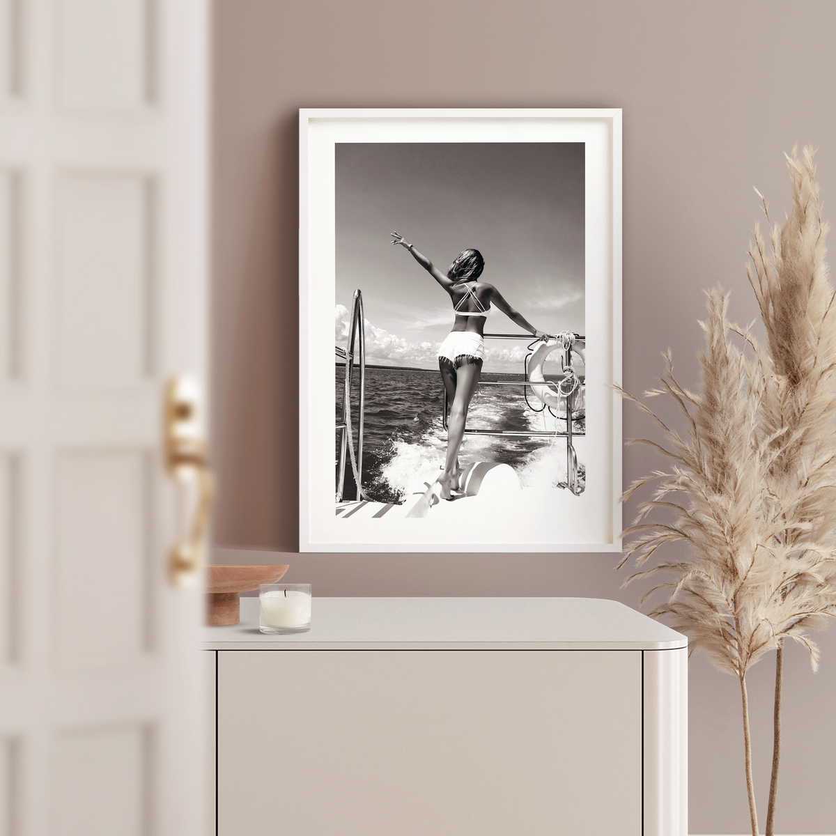 Boat Life Poster | Photography Wall Art Of Party Girl On Yacht – Slay ...