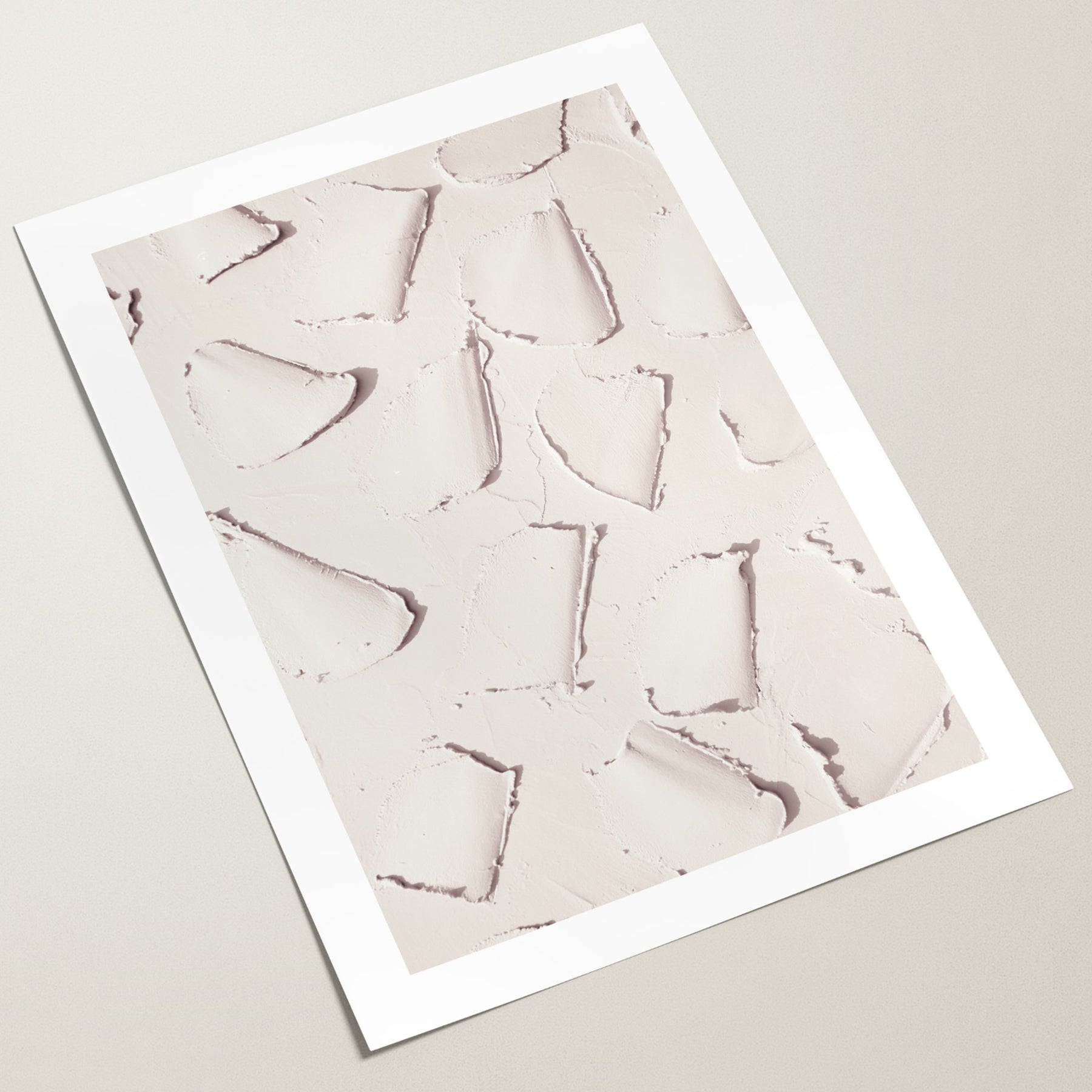 Plaster Texture Poster | Luxury Abstract Wall Art – Slay My Print