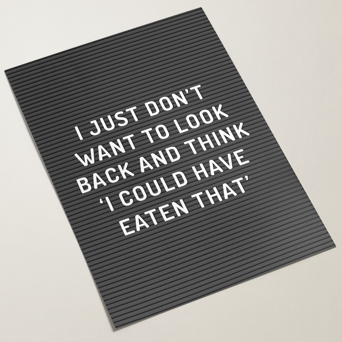 Look Back Poster | Kitchen Typography Wall Art – Slay My Print