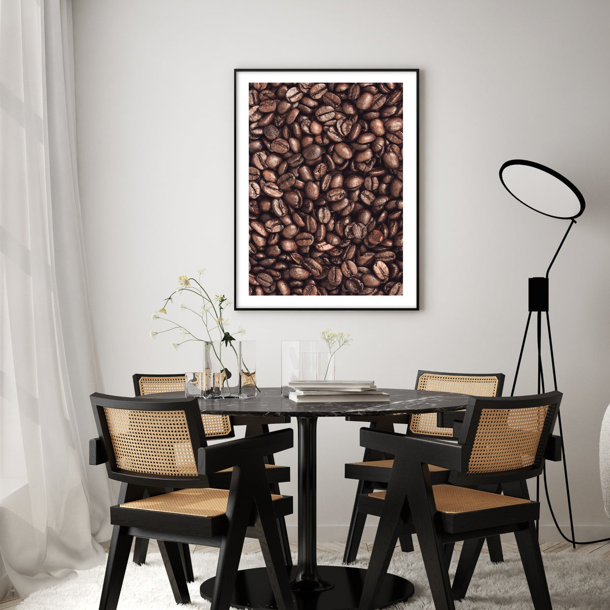 Coffee Beans Poster | Coffee Themed Photography Wall Art – Slay My Print