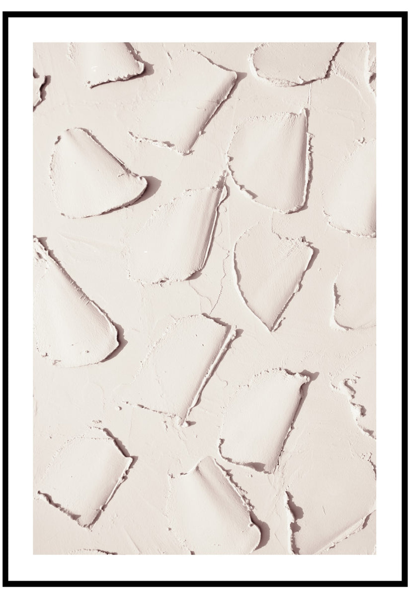 Plaster Texture Poster | Luxury Abstract Wall Art – Slay My Print