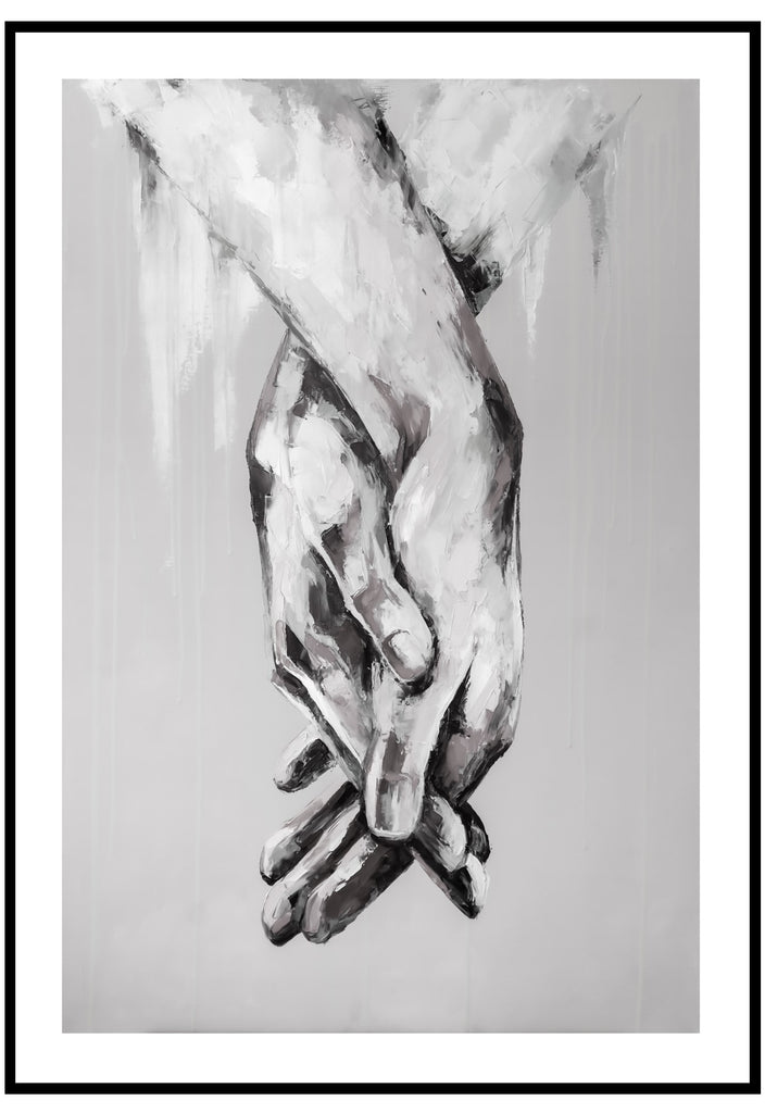 Charcoal Drawings Of Holding Hands