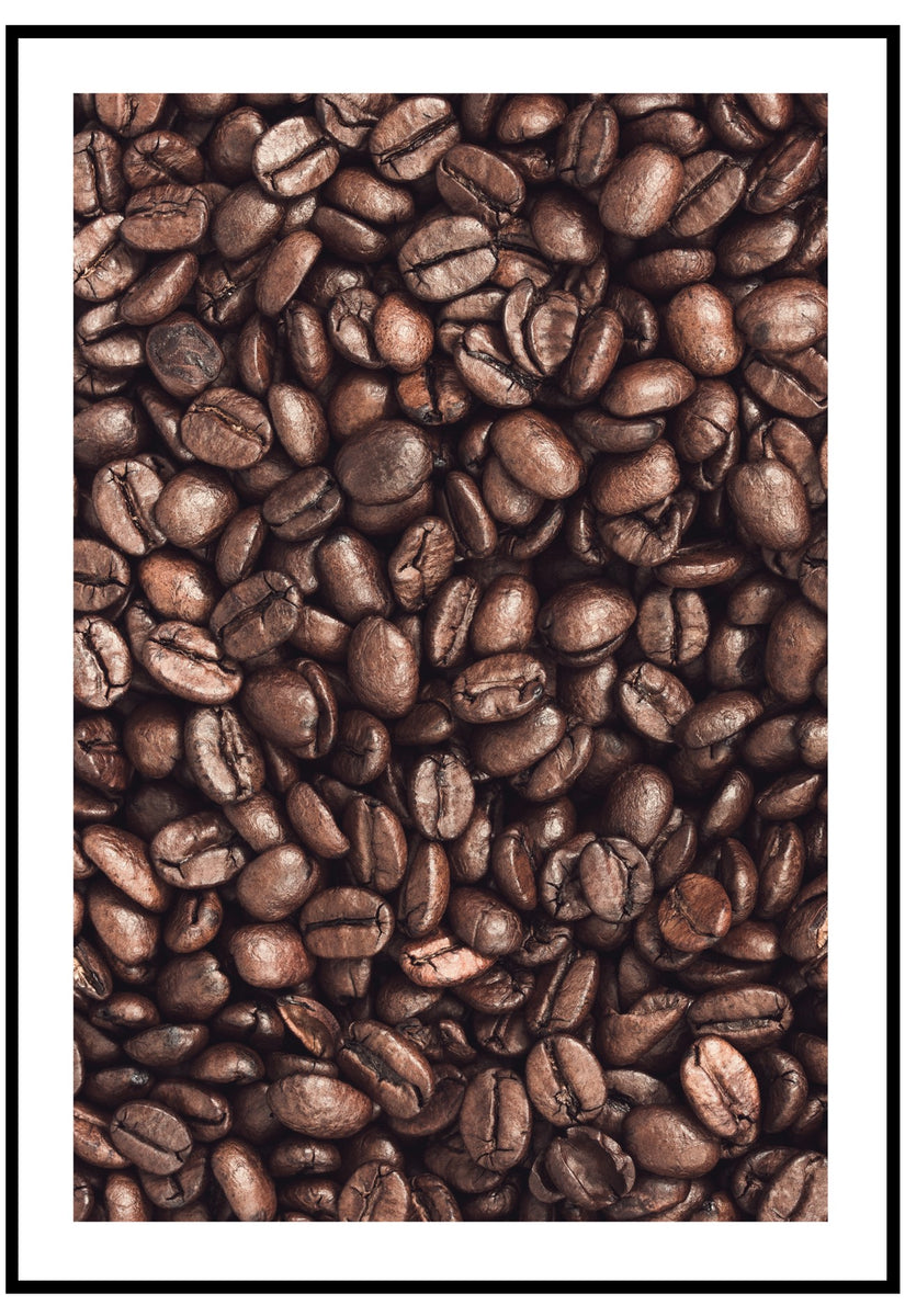 Coffee Beans Poster | Coffee Themed Photography Wall Art – Slay My Print